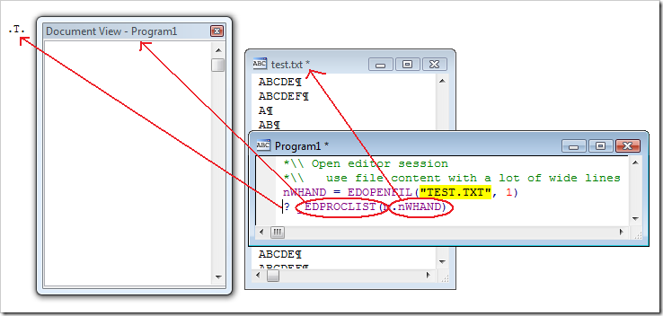 Burkhard's VFP Blog: Foxtools – Editor _EDPROCLIST